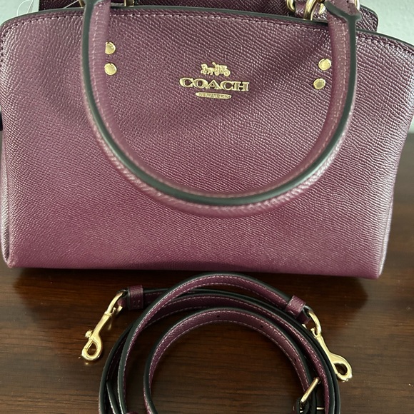 Coach | Bags | Nwt Coach Mini Lillie Carryall Boysenberry Rare | Poshmark